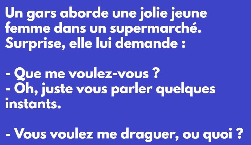 Blague : Ça marche toujours