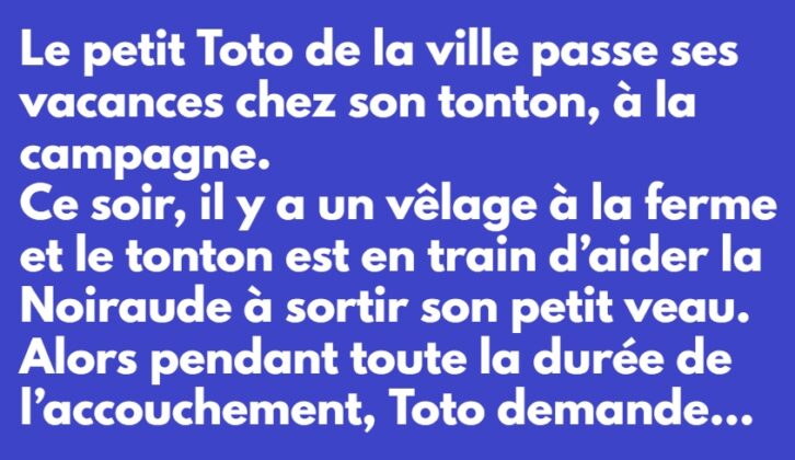 Blague : Toto des villes, tonton des champs - Bon a Savoir